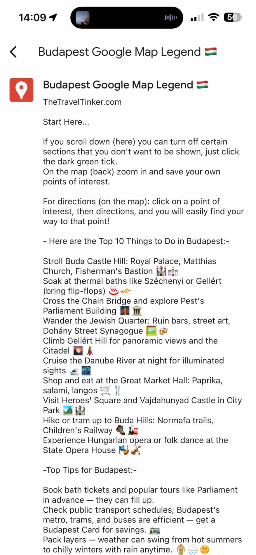 Ultimate Budapest Google Map Legend (Things to Do, Photo Spots & More ...