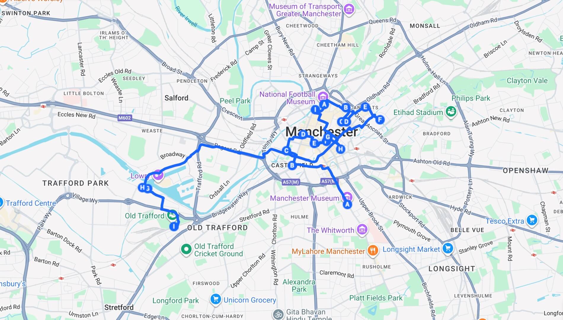 The Ultimate Manchester Walking Tour + Map 🚶